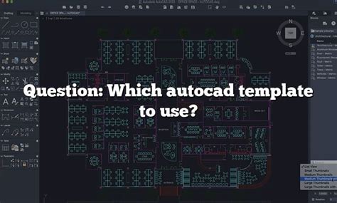Question Which Autocad Template To Use CADdikt