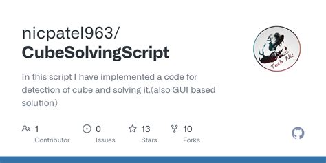 Github Nicpatel963cubesolvingscript In This Script I Have Implemented A Code For Detection