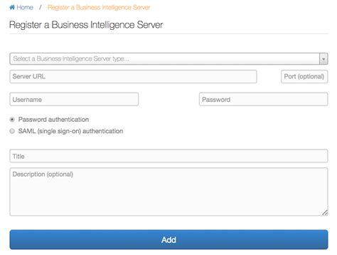 Add A Bi Server As A Source — Alation User Guide