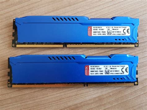 Fury Hyperx 2x8 Gb Ddr3 1866 Mhz