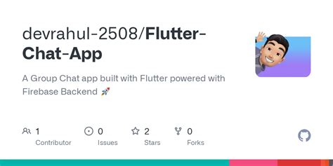 GitHub Devrahul Flutter Chat App A Group Chat App Built With Flutter Powered With