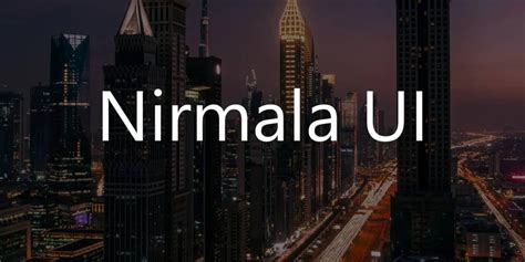 Nirmala Ui Font Free Download