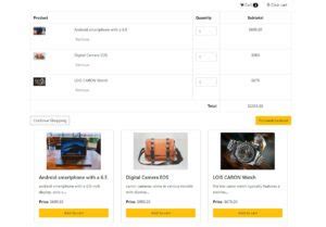Laravel Shopping Cart Example Using Session Phppot
