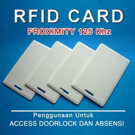 Promo ACCESS CONTROL Kartu RFID 125 KHZ AKSES KONTROL Jakarta Timur Keissha Shop Tokopedia