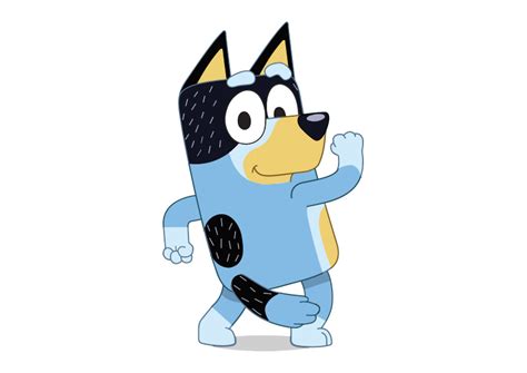 Bandit Heeler Bluey Free Vector SuperAwesomeVectors