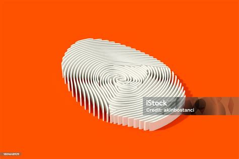 Fingerprint Security Firewall Digital Identity Password Concept Stock