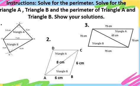 Instructions Solve For The Perimeter Solve StudyX