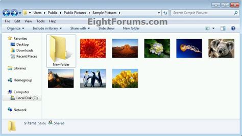 file names hide in picture and video folders in windows windows 8