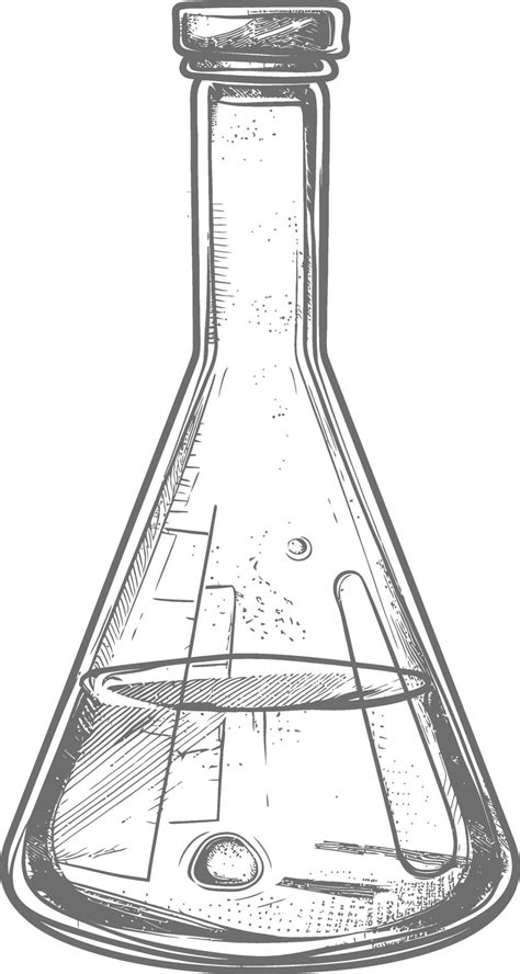 Erlenmeyer Flask Drawing