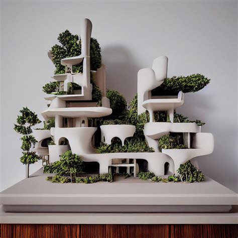 Wonderful Ai Generated Architectural Concepts Fused With Green Spaces