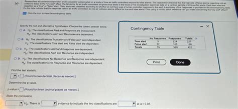 solved click the icon to view the contingency table specify