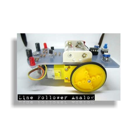 Jual Robot Line Follower Analog Tanpa Arduino Diy Kab Bekasi Kit