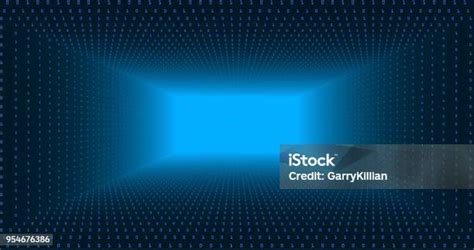 벡터 데이터 흐름 시각화입니다 이진 숫자 문자열로 파란색 큰 데이터 흐름의 삼각형 터널 정보 코드 표현입니다 암호화 분석입니다 Bitcoin Blockchain 이동입니다