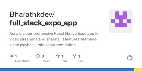 Github Bharathkdev Full Stack Expo App Aora Is A Comprehensive React Native Expo App For