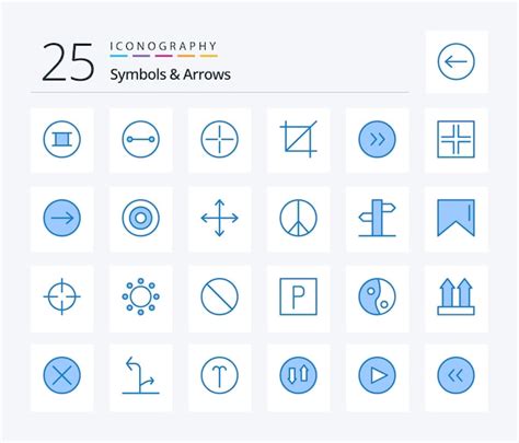 Free Vector Symbols Arrows 25 Blue Color Icon Pack Including Sign Right Circle Transfer Signs