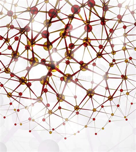 Connections Colorful Molecular Global Business Network Design Stock Vector Illustration Of