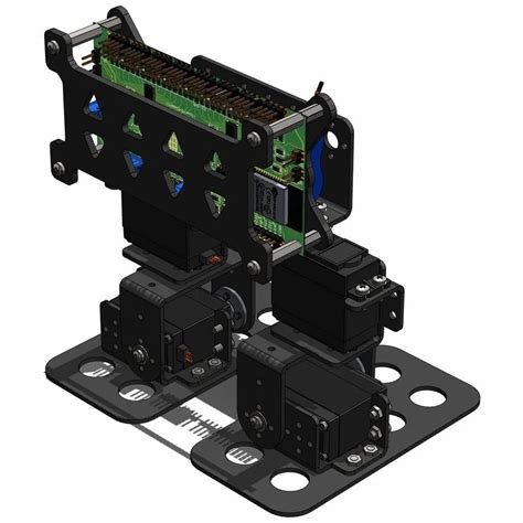 Sunrobotics 4dof And 6dof Biped Humanoid Robot Chassis Diy Kit Assembled Wifi Ble Servo Controller