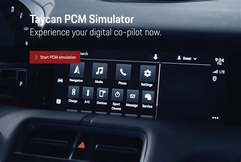 Pcm Simulator Got Updated Taycanforum Porsche Taycan Owners News
