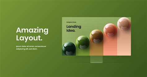 독특한 웹 사이트 화면 디자인 벡터 일러스트 레이 션입니다 현대 컴퓨터 모니터 모형 프리젠 테이션 템플릿입니다 0명에 대한 스톡 벡터 아트 및 기타 이미지 Istock