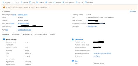 vm agent status is not ready microsoft qanda