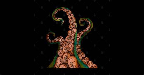 Malevolent TentaclÉe Tentacles Rising From The Depths Tentacle Magnet Teepublic