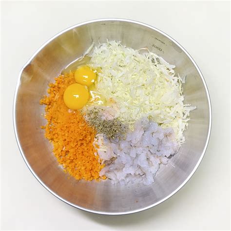 다이어트 양배추전 요리 양배추전으로 새우버거 만들기