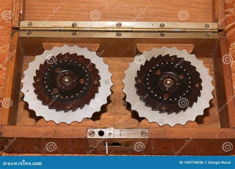 rotor machine enigma cipher machine from world war ii editorial photo