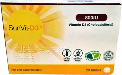 Sunvit D3 800iu 28 Tablets Medino