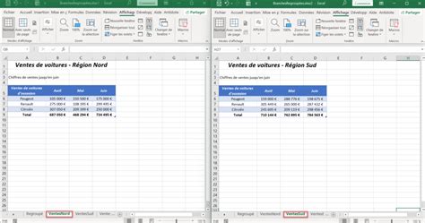 Comparer Deux Feuilles Pour Identifier Les Différences Dans Excel Et
