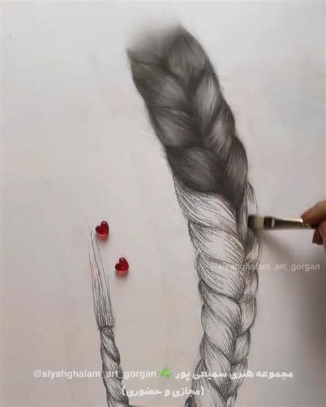 Free Hair Drawing Guide How To Sketch A Braid In 3 Simple Steps With A Ball Point Pen Artofit