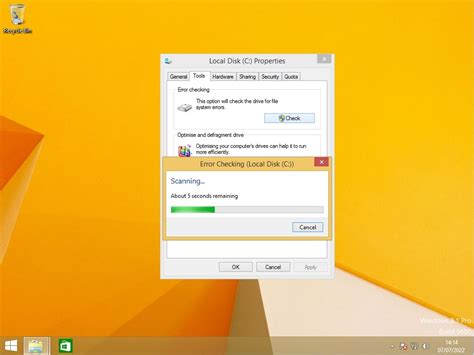 Windows 81 Pc How To Check Hdd Ssd Errors With The Check Disk