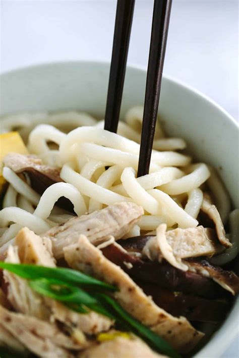 Japanese Chicken Udon Soup Recipe With Bok Choy Jessica Gavin