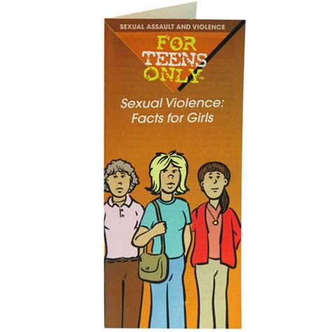 For Teens Only Pamphlet 25 Pack Sexual Violence Facts For Girls
