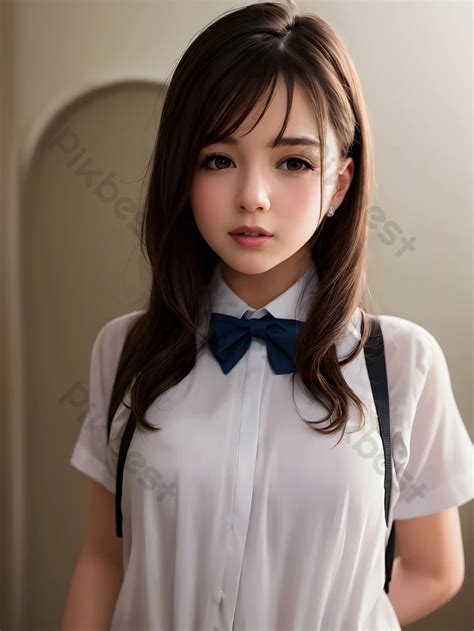 1 600 ภาพ สาวโรงเรียนน่ารักในเครื่องแบบยืนกำเนิดไอ ดาวน์โหลดฟรี Pikbest