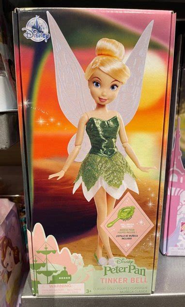 Disney Tinkerbell Tinker Bell Poseable 11 1 2 Inch Includes Brush New
