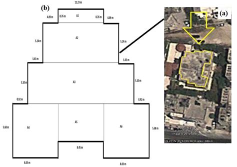 An Example Area Correction Factor For A Building Roof Top A Digitized Download Scientific