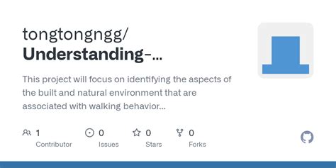 GitHub Tongtongngg Understanding Walkability Through Physical Activity And Street View Imagery