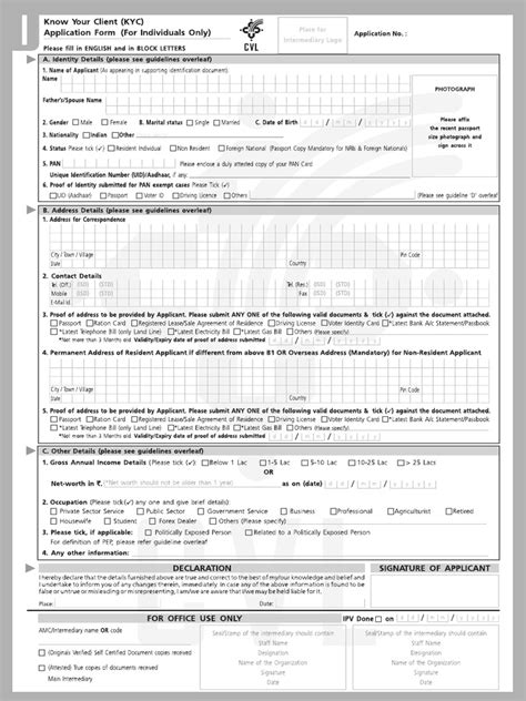Zerodha Form Pdf Identity Document Margin Finance