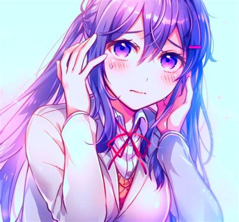 ୨୧ Ddlc Pfp Yuri In 2022 Anime Art Anime Literature Club