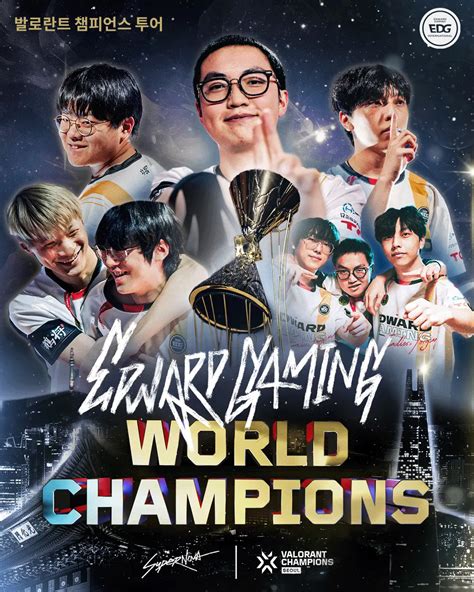 Edward Gaming Campeões Do Valorant Champions 2024