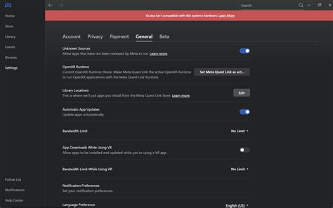 Cannot Set Oculus As Active Openxr Runtime Meta Community Forums