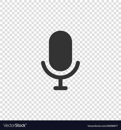 Microphone Icon Speech Bubble Royalty Free Vector Image