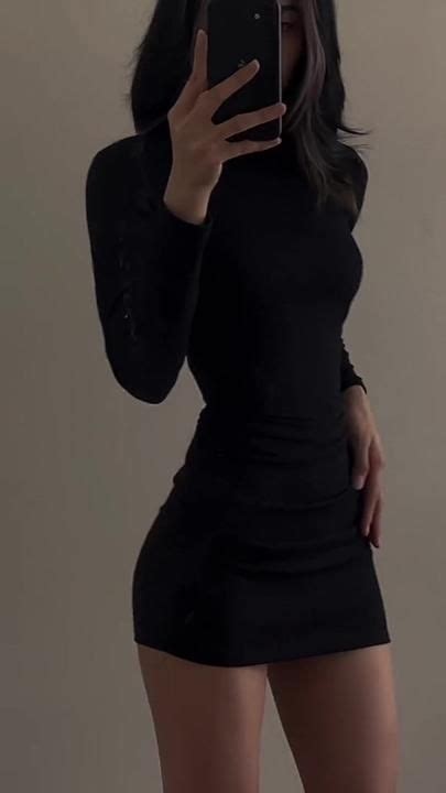 Foryou Fyp Tiktok Long Sleeve Bodycon Dress Cute Outfits My Style Fashion Trends Clothes