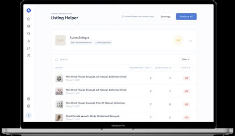 etsy listing optimization tool listing helper by alura