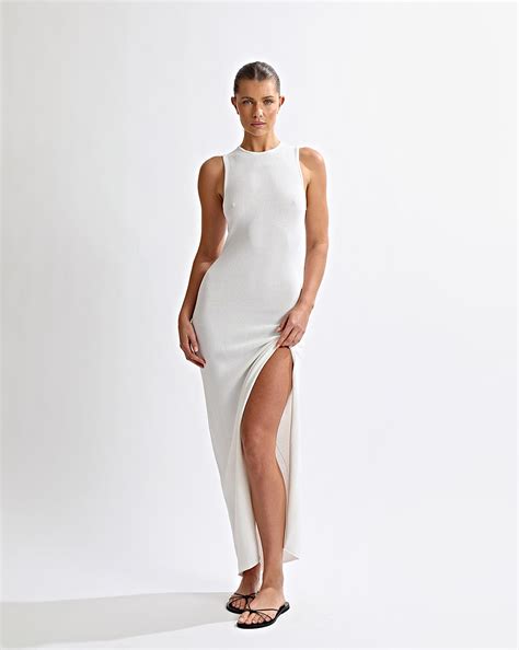 Jona Maxi Dress Ivory One Mile The Label