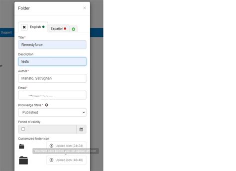 Bmc Helix Knowledge Management By Comaround How To Create A New Folder In Comaround