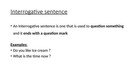 Kinds Of Sentence Declarative Imperative Sentences Pptx