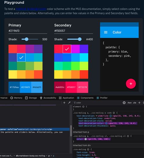 Docs Link Color On Dark Mode Unreadable Issue Mui Material Ui Github