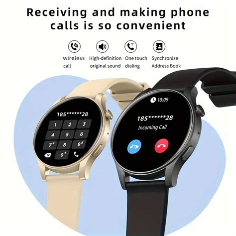 스마트 워치 풀 터치 스크린 스마트워치 피트니스 트래커 무선 통화 기능 무선 음악 재생 걸음 수 측정 칼로리 Temu Republic Of Korea