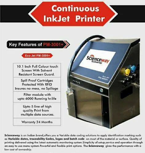 Continuous Inkjet Printers At Rs Continuous Inkjet Printer In Rajkot ID
